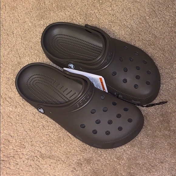 CROCS | Shoes | Nwt Crocs Classic Clogs Chocolate Brown 11 | Poshmark